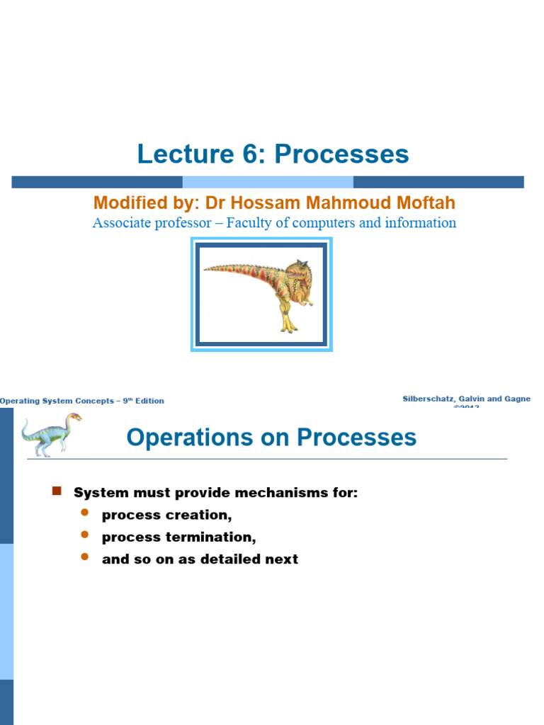 Lecture 6 Os | PDF | Process (Computing) | Operating System