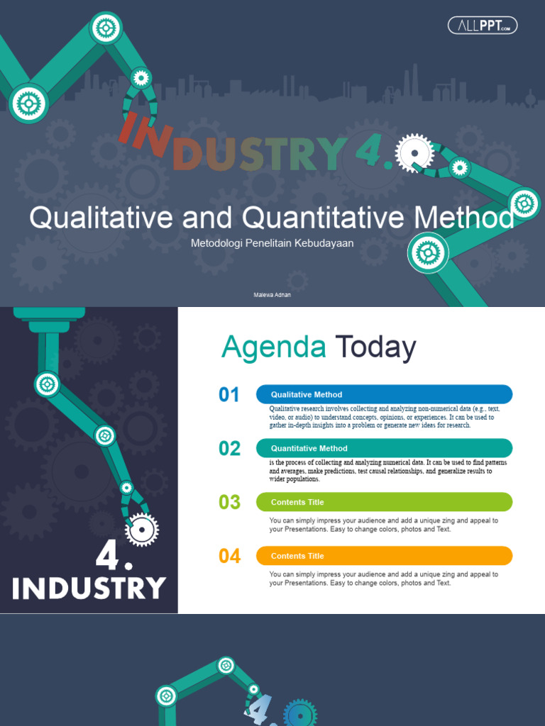 Metode Penelitian Kualitatif Dan Kuantitatif | PDF | Qualitative ...