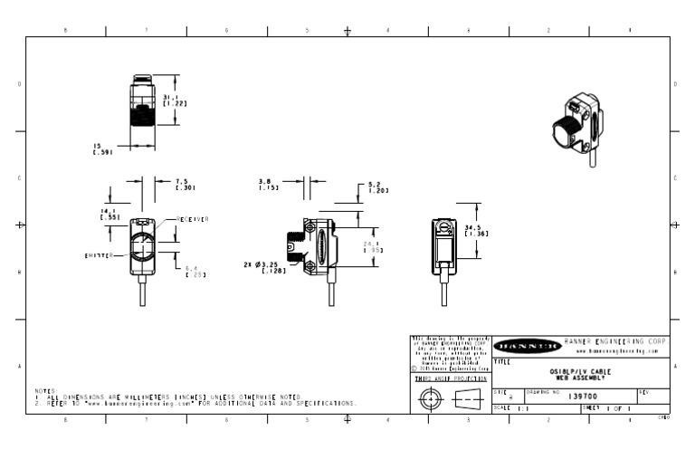 Banner Sensor -CAD | PDF