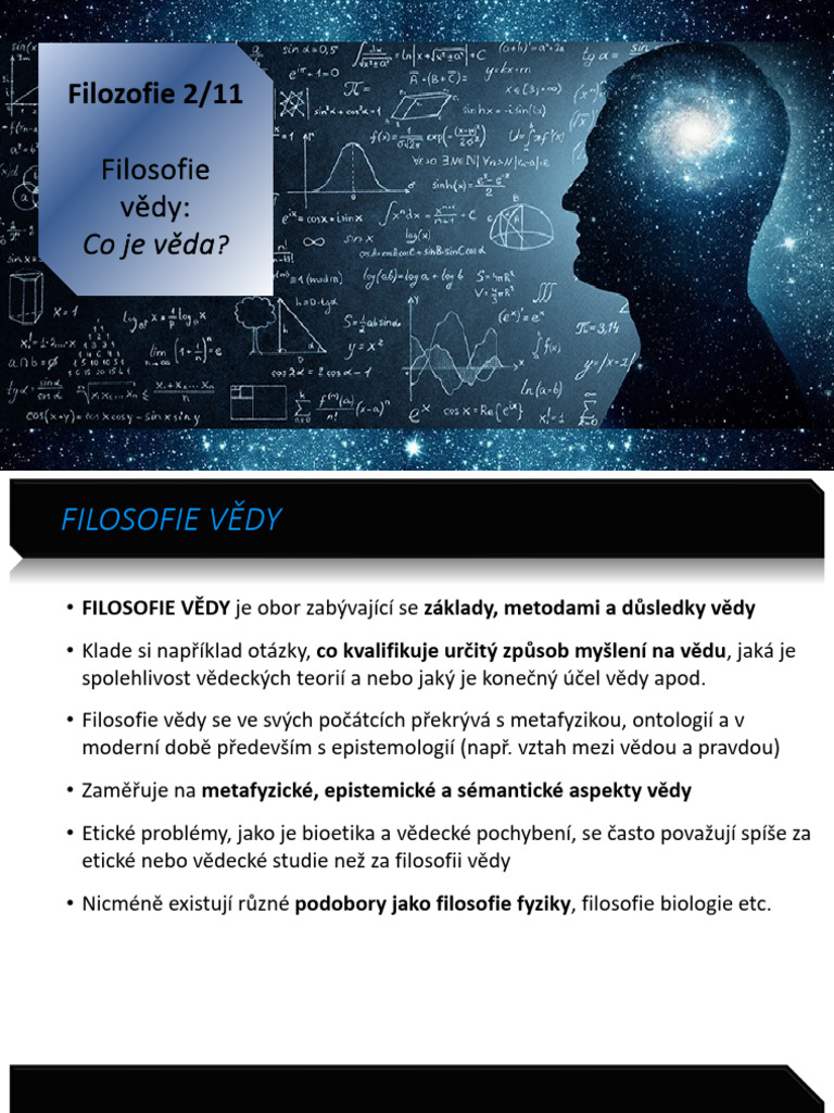 11 Filozofie2-Filosofie+vedy | PDF