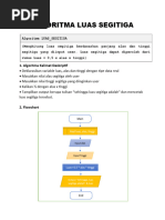 Menghitung Luas Segitiga: Algoritma Deskriptif | PDF | Komputer ...