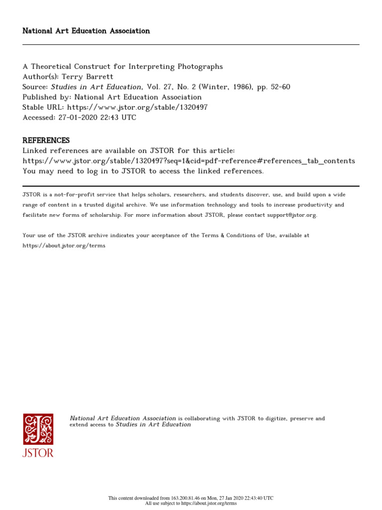 A Theoretical Construct For Interpreting Photographs | PDF | Image ... A Theoretical Construct For Interpreting Photographs | PDF | Image ...