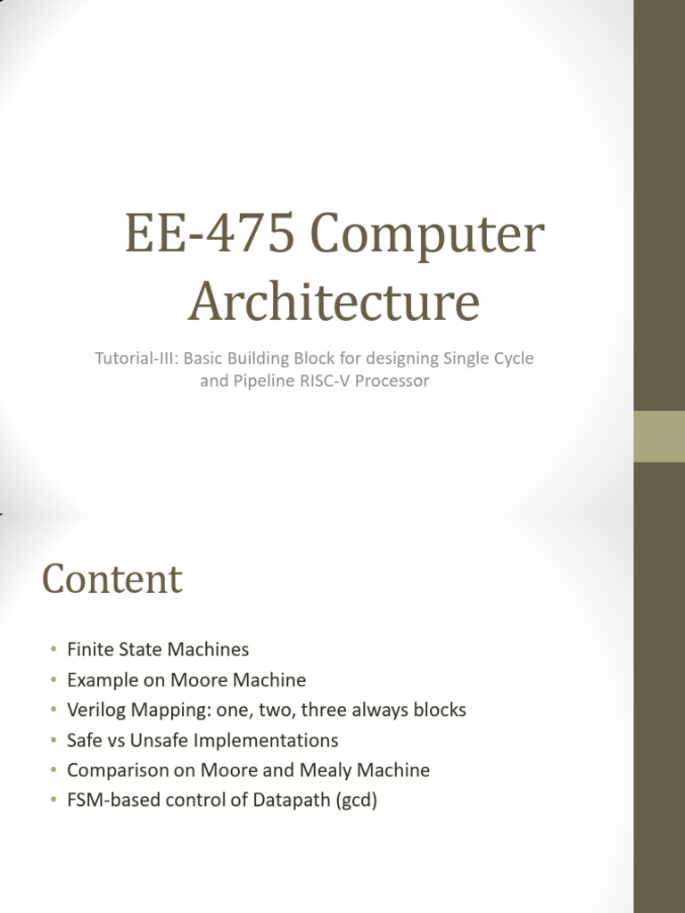 EE475 Tut3 BasicBlocks | PDF
