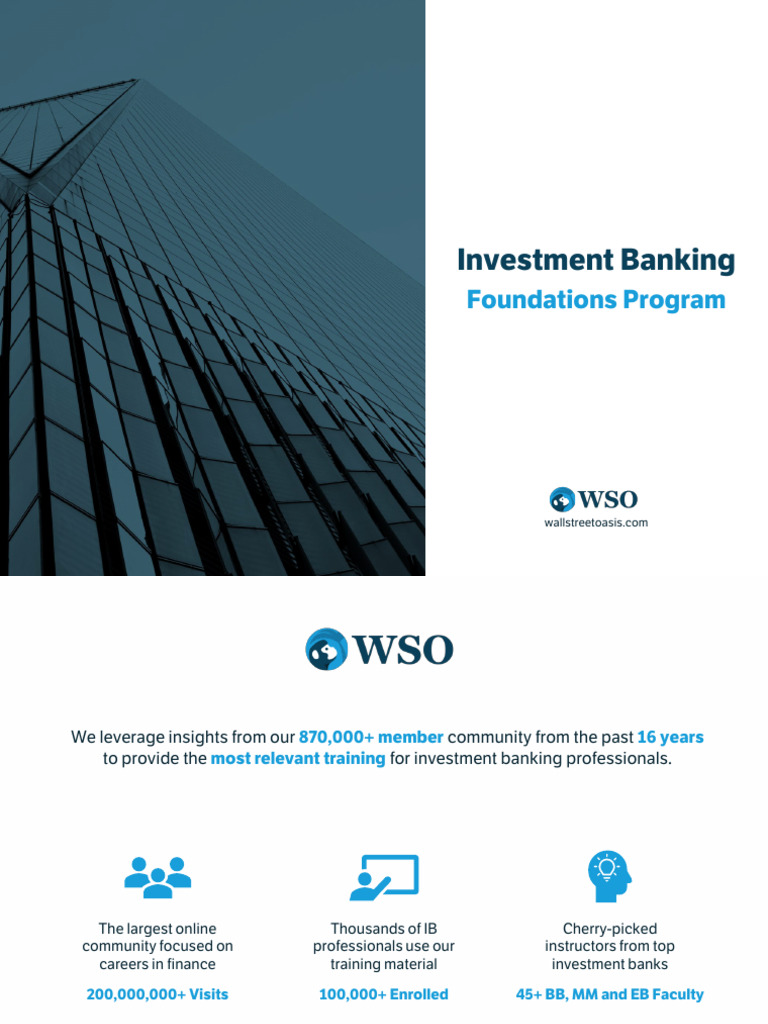 syllabus-WSO IB Foundations Program | PDF | Valuation (Finance ...