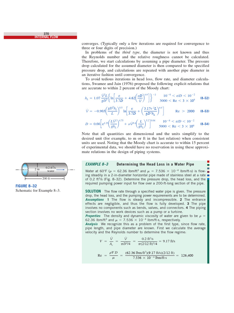 Internal Flow Examples 2 | Download Free PDF | Fluid Dynamics | Process ...