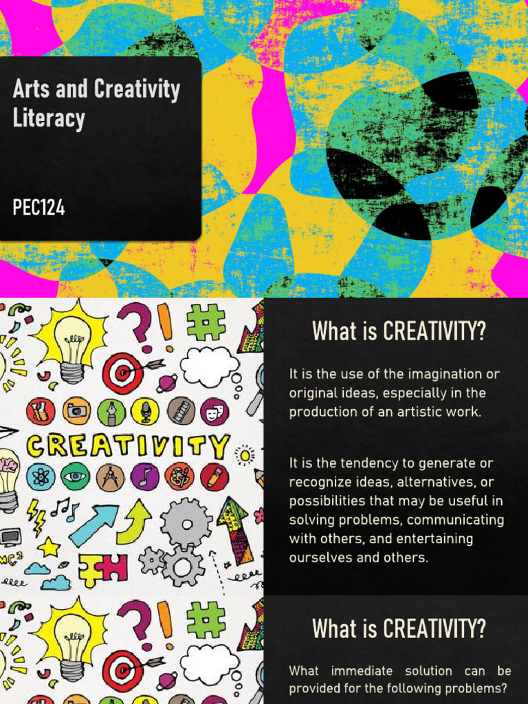 Arts and Creativity Literacy | PDF | Cognition | Cognitive Science