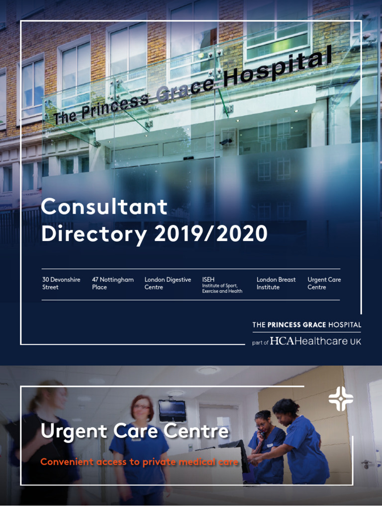 Princess Grace Hospital Consultant Directory 2019 2020 | PDF | Physical ...