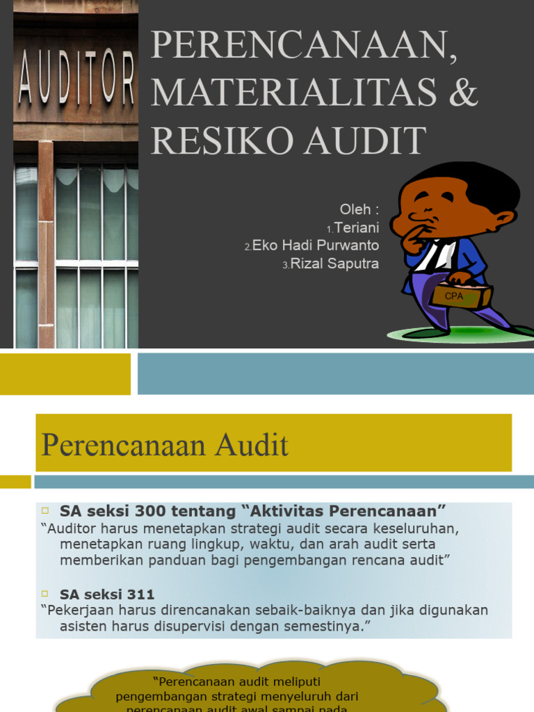 Materialitas Dan Risiko Audit Gab | PDF
