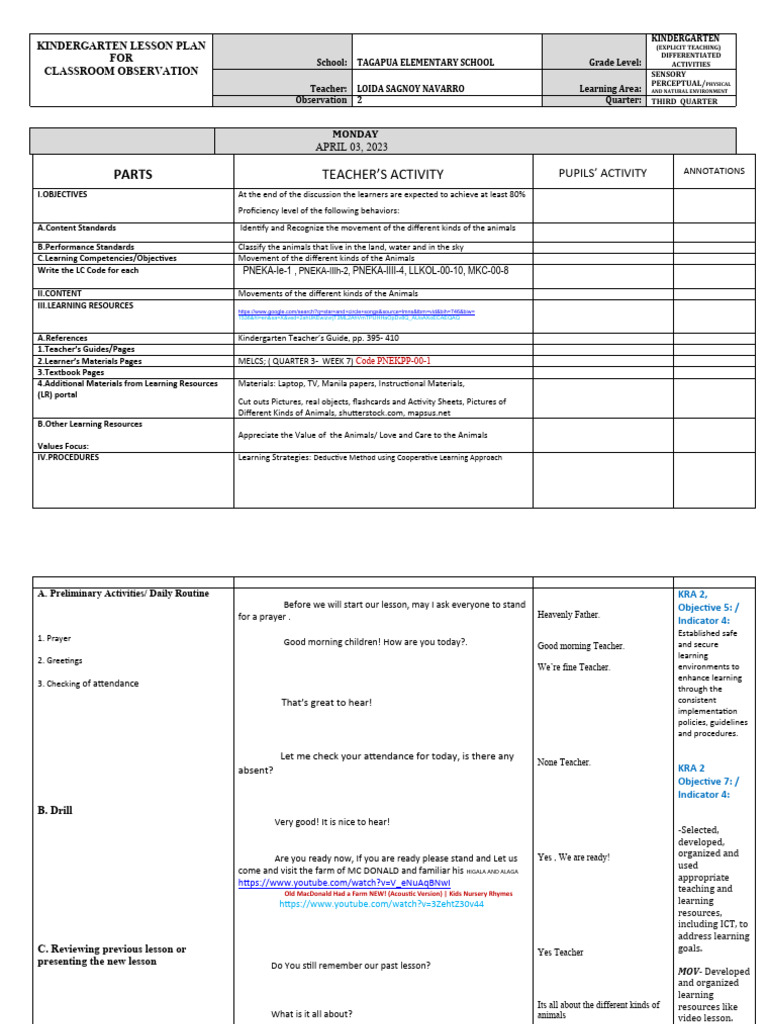 Co2 Final 2023 Natural Science Third Quarter Navarro Thank You Lord | PDF | Learning | Teachers