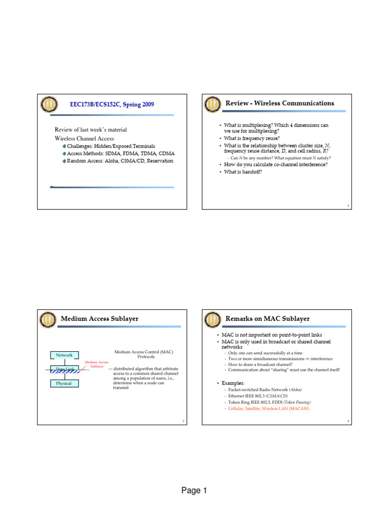 Aloha 2 | PDF | Channel Access Method | Cellular Network