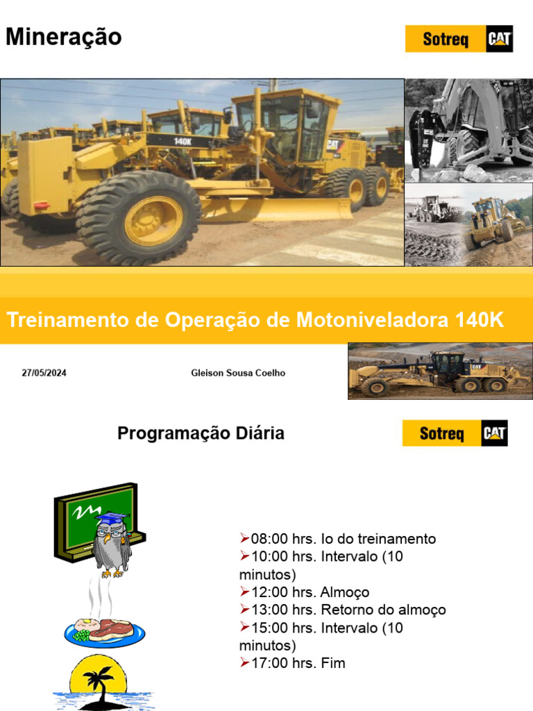 Treinamento OP MG 140 K | PDF | Motores | Pneu
