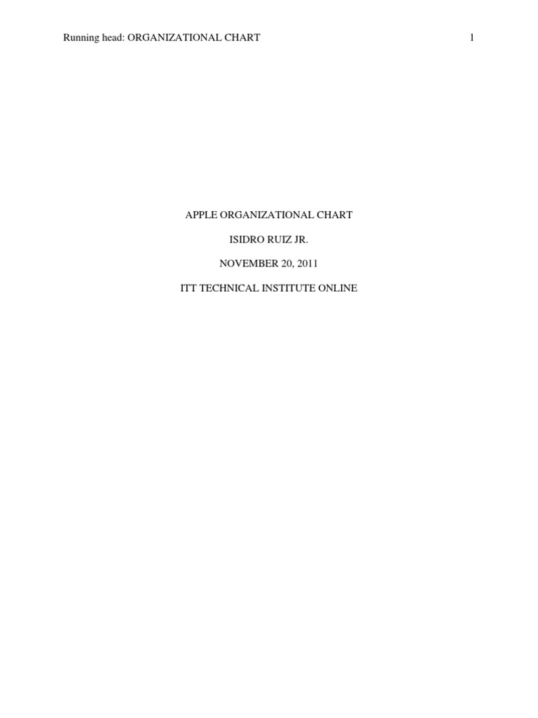 Apple Organizational Chart | PDF | Vice President | Chief Executive Officer