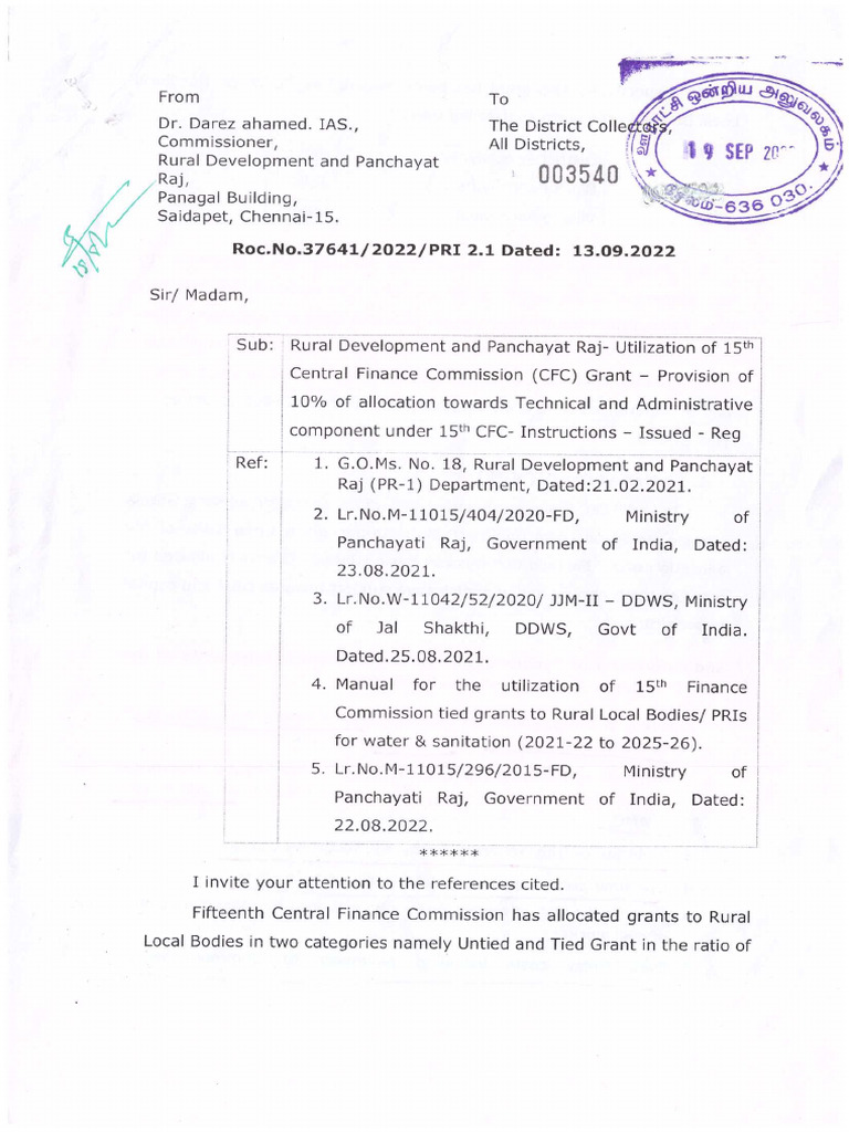 10% Admin Cost - Order English | PDF