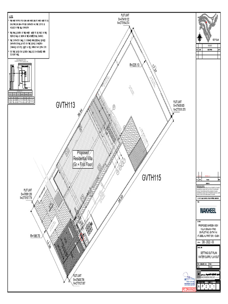 P-201-SETTING OUT PLAN GVTH114-Model | PDF
