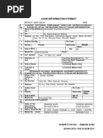 Case Information Format - Delhi District Court | PDF