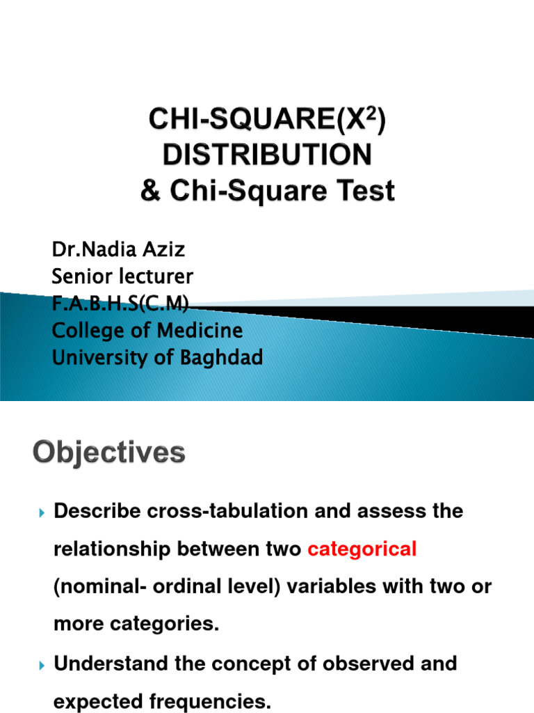 Chi-Square Analysis in Statistics | PDF | Chi Squared Test | Chi ...