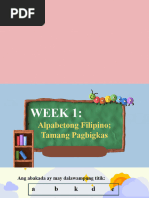 ABAKADA Pantig Examples | PDF