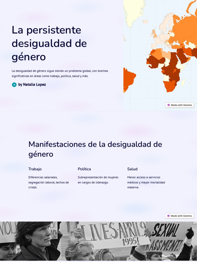 La Persistente Desigualdad de Genero | PDF | Mujer | Feminismo La Persistente Desigualdad de Genero | PDF | Mujer | Feminismo