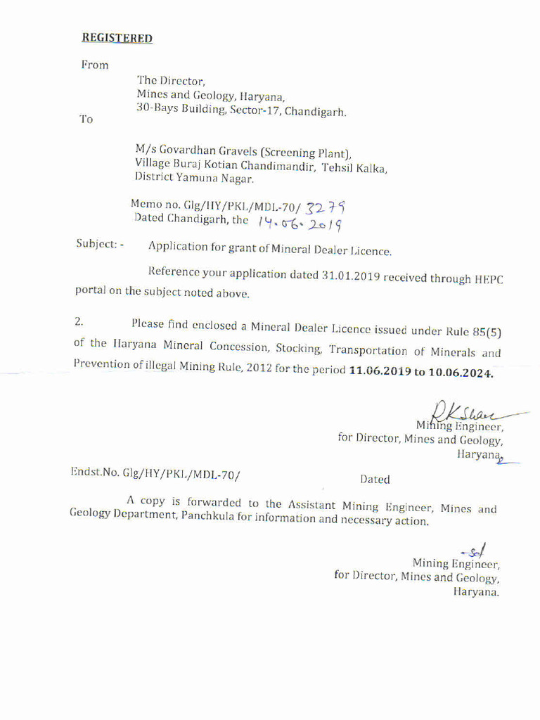 Mining License | PDF