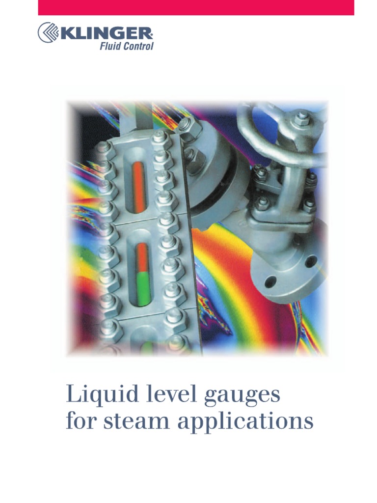 Klinger Level Gauges Steam | PDF | Valve | Glasses