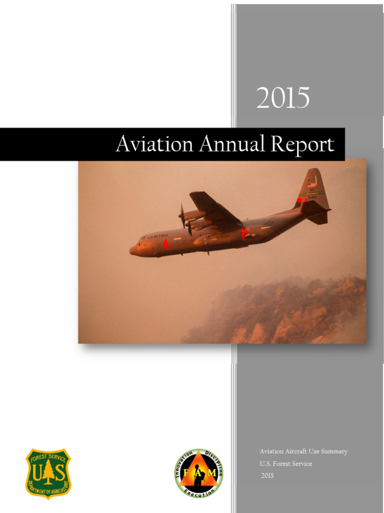 Cy2015 Usfs Aviation Report | PDF | United States Forest Service | Aviation