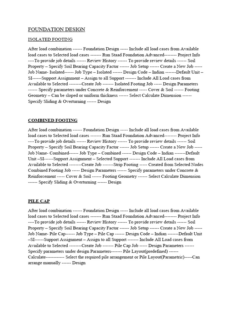 Foundation Design | PDF | Foundation (Engineering) | Deep Foundation