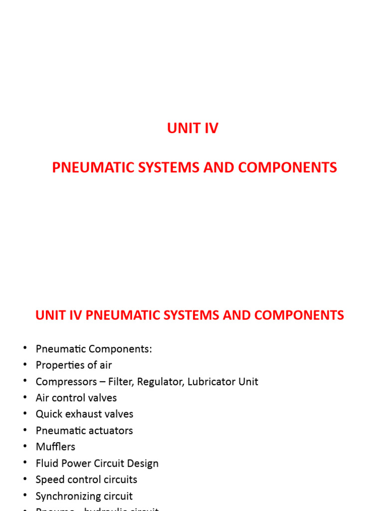 Unit 4 - Part 1 | PDF | Pump | Piston