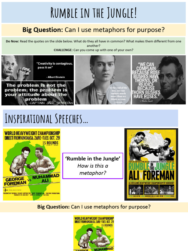 Rumble in The Jungle | PDF