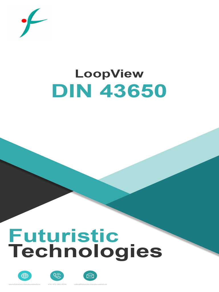 Futuristic LoopView DIN43650 | PDF | Electrical Engineering | Electronics