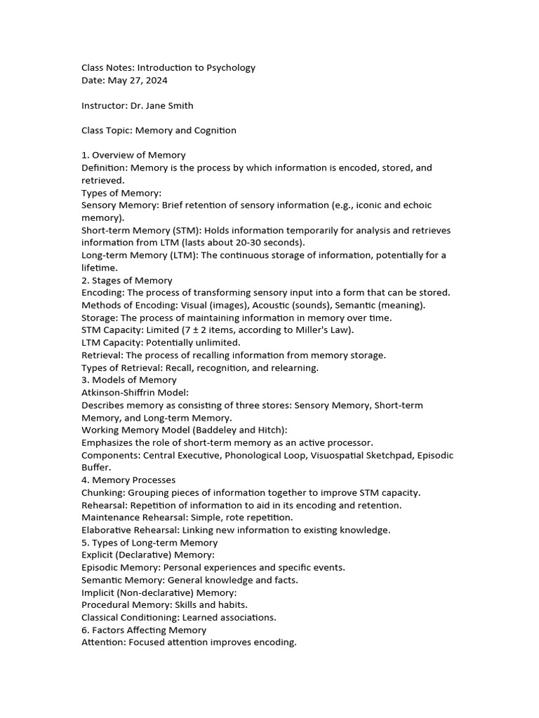 Intro to Philosophy | PDF | Memory | Long Term Memory