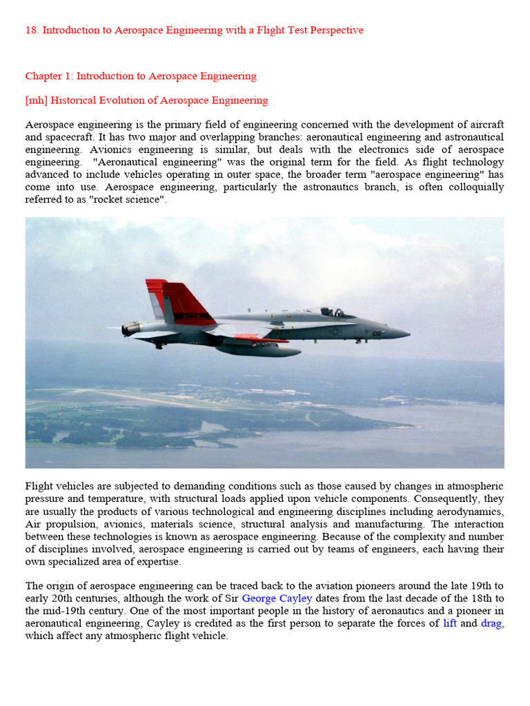 Introduction to Aerospace Engineering | PDF | Aerospace Engineering ...