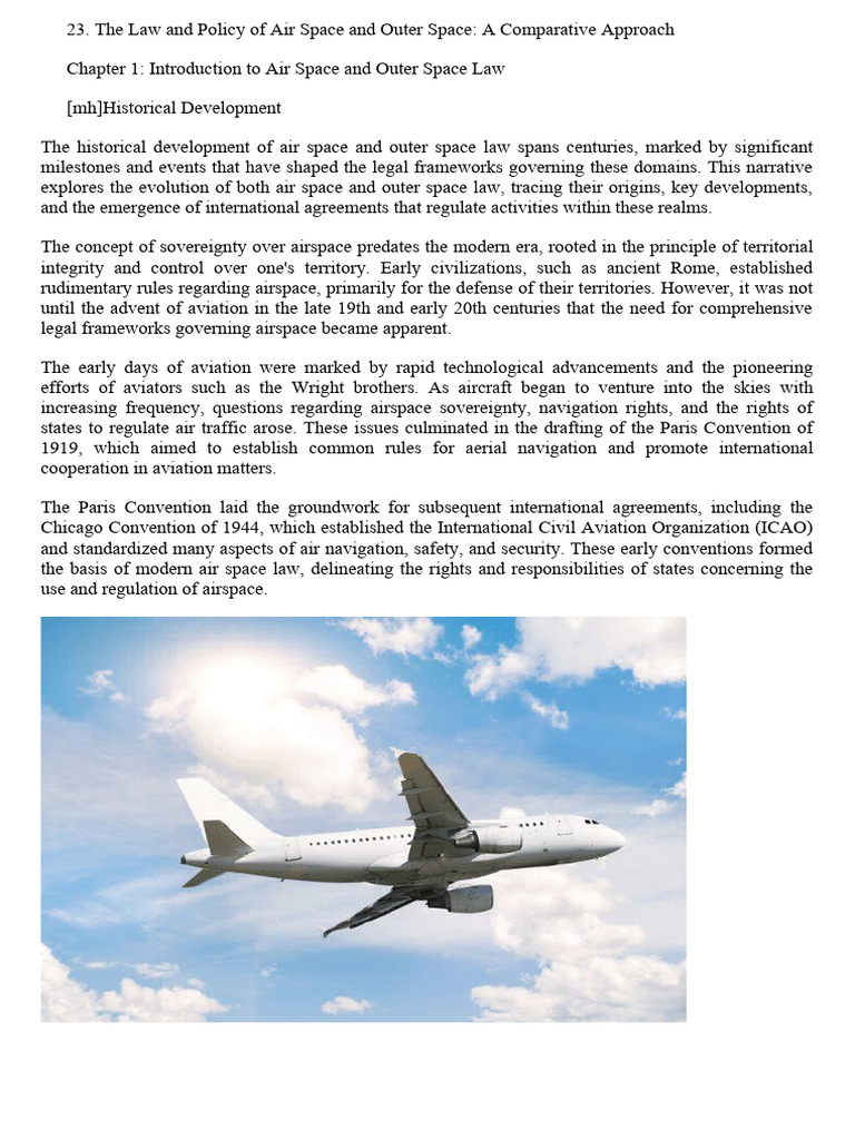 The Law and Policy of Air Space and Outer Space - A Comparative ...