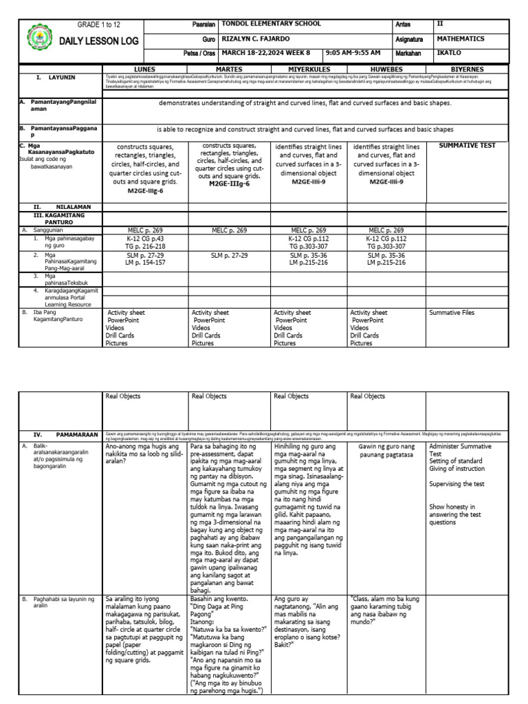 q3 Math Week 8 | PDF