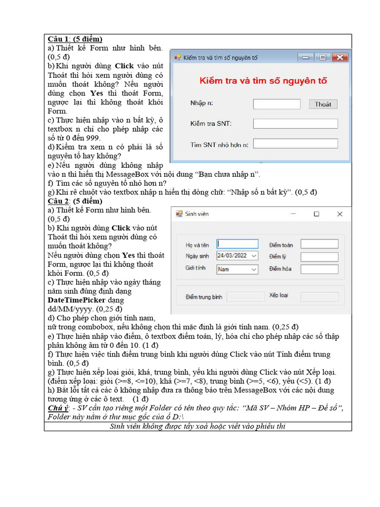 Đề Cương Lt Windows | PDF