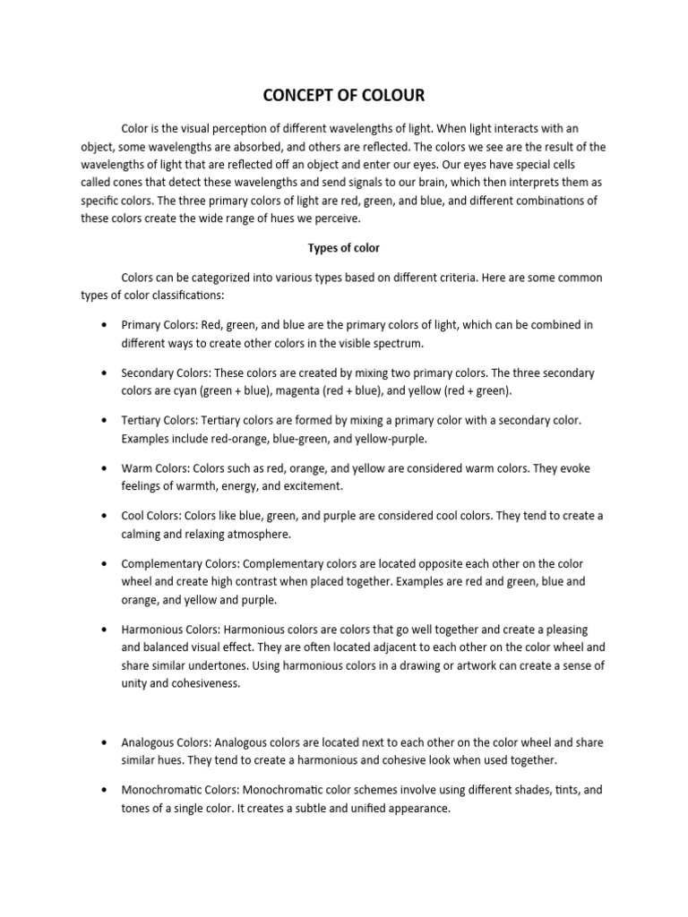 Colour | PDF | Color | Hue