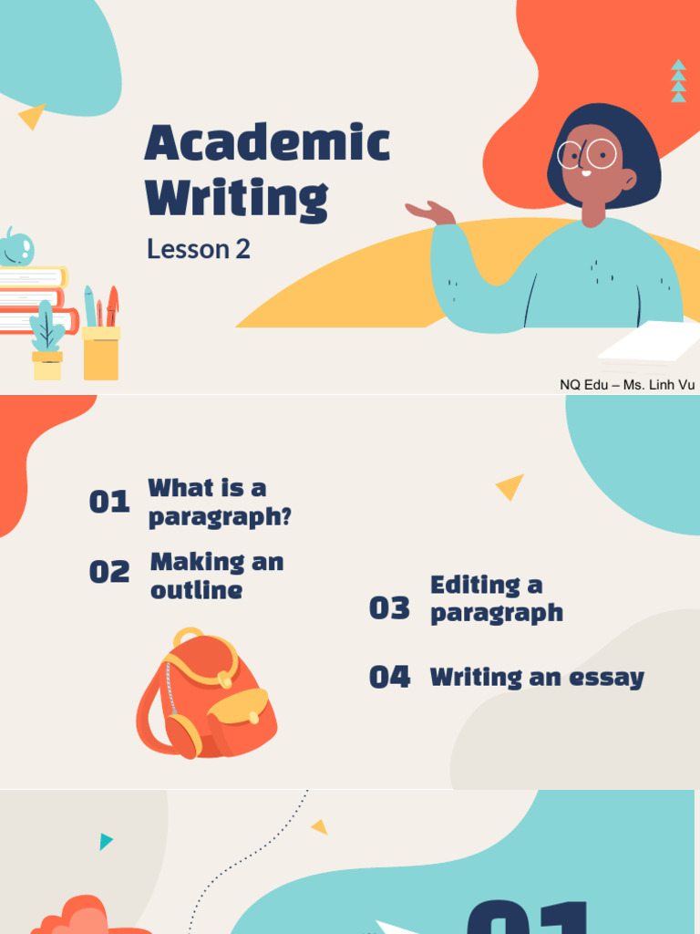 Academic Writing - Lesson 2 | Download Free PDF | Essays | Paragraph