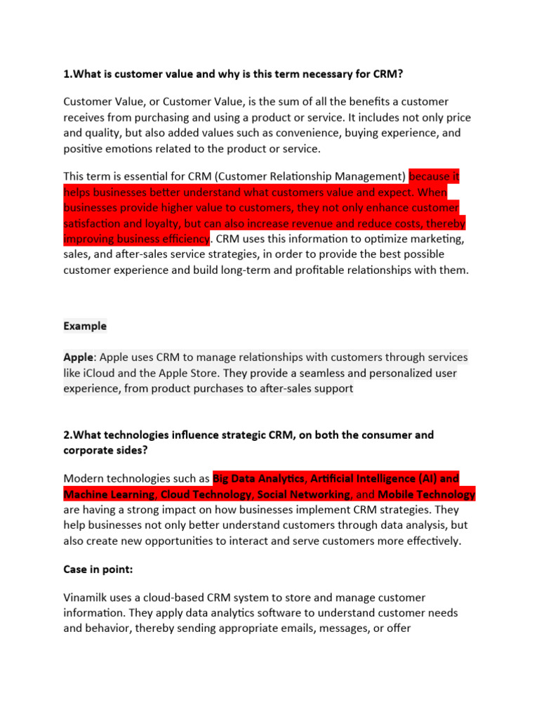 Homework CRM 3 | PDF | Customer Relationship Management | Marketing