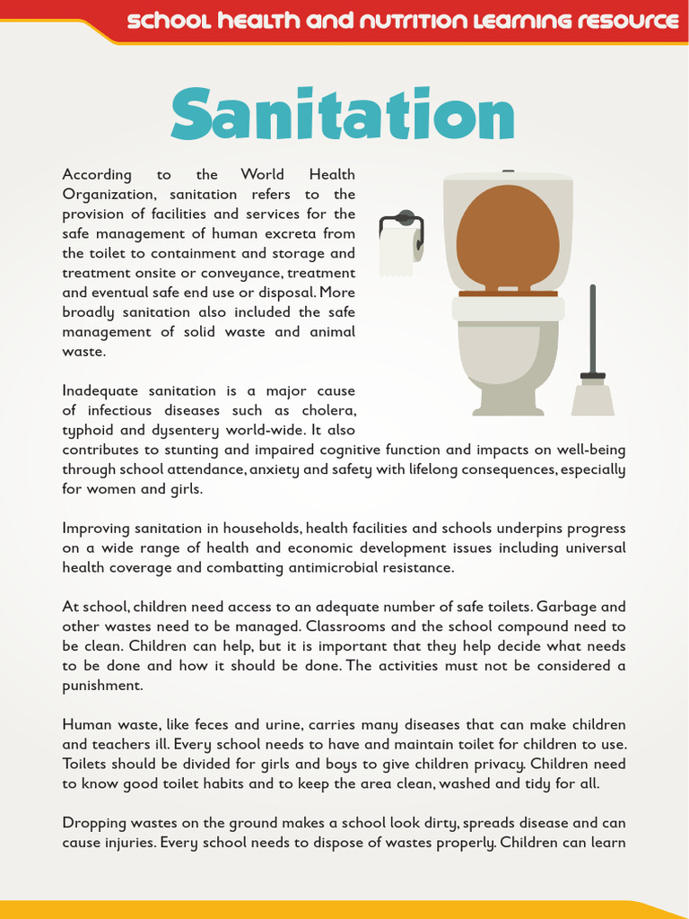 SHN Learning Resource - Sanitation | PDF | Municipal Solid Waste ...