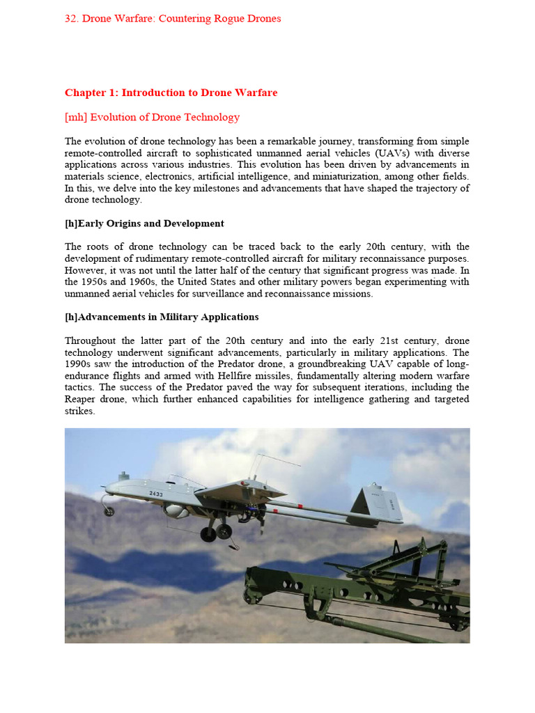 Drone Warfare - Countering Rogue Drones | PDF | Unmanned Aerial Vehicle ...