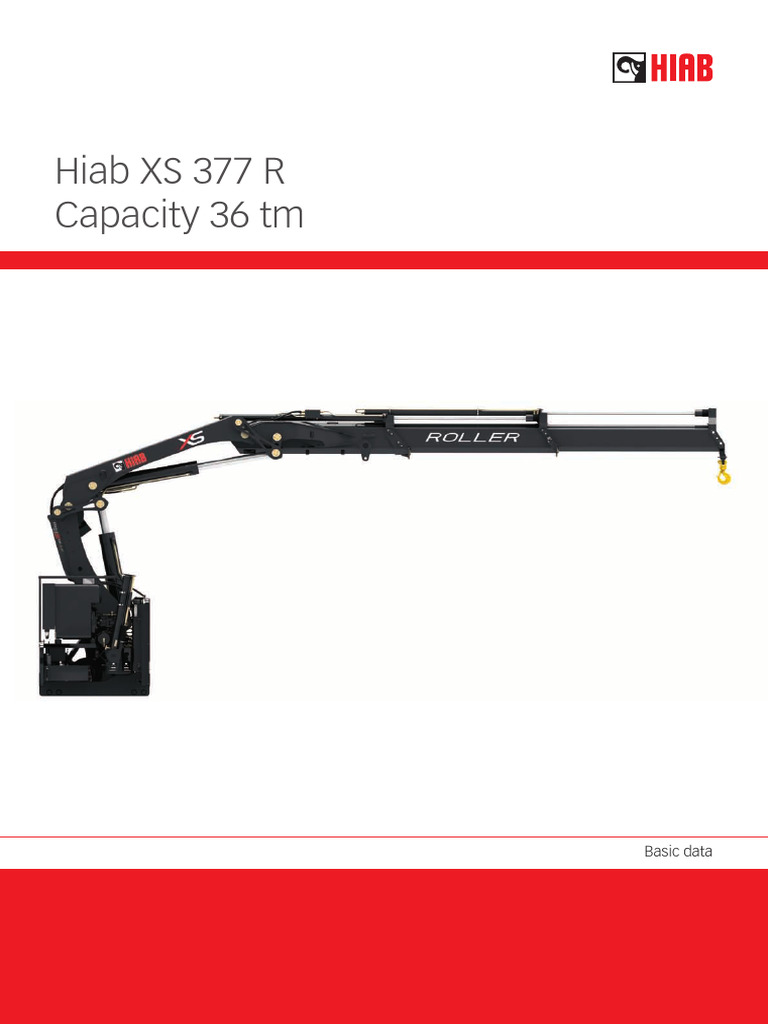 Hiab-377 EP3 | Download Free PDF | Crane (Machine)