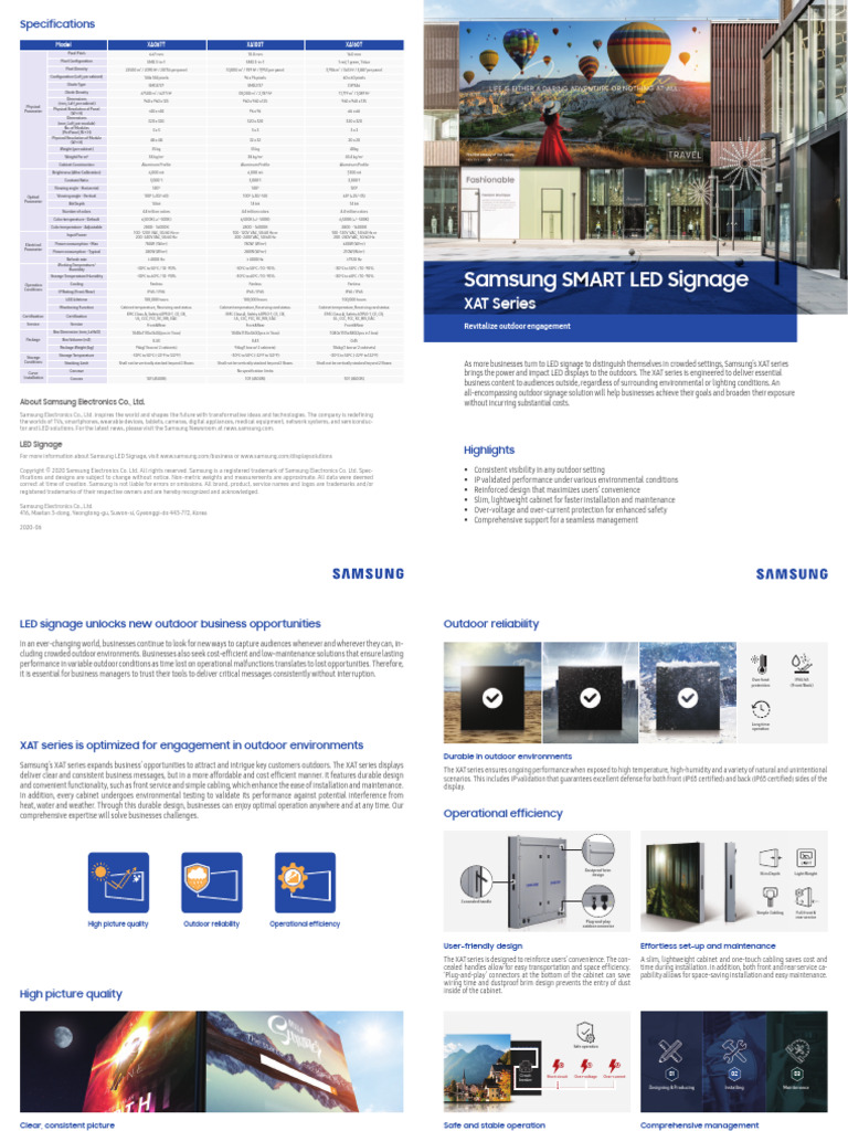 Samsung-XAT-Series_Brochure_Web | Download Free PDF | Samsung ...