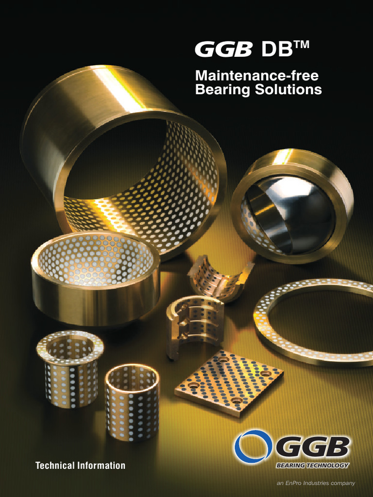 GGB DB Bearings Brochure en | PDF | Wear | Bearing (Mechanical)
