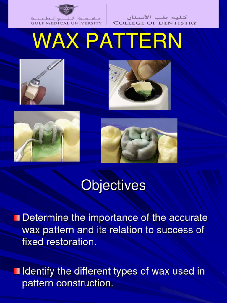 Wax Pattern Pdf Materials Secondary Sector Of The Economy