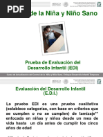 2. Manual Prueba EDI. Sección I Evaluacion del Desarrollo | PDF