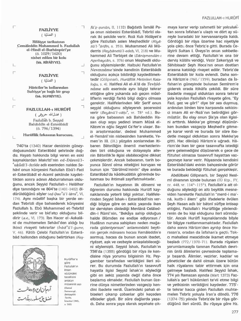 Fazlullah Hurufi | PDF