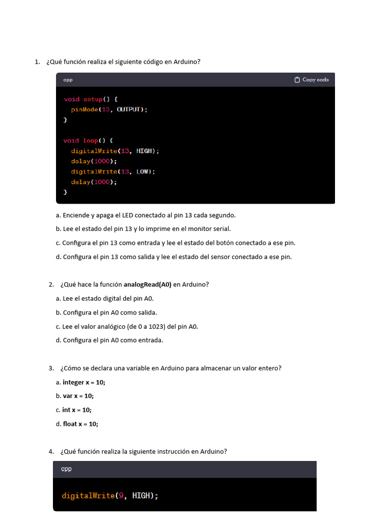 Practica Final ARDUINOO | PDF | Arduino | Informática