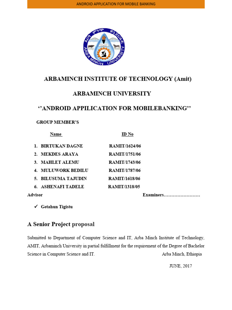 Android App Pdf Mobile App Android Operating System