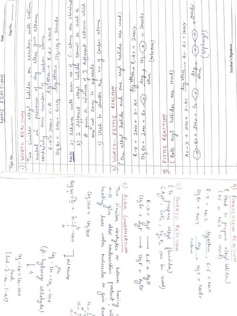 Name Reactions-1 | PDF