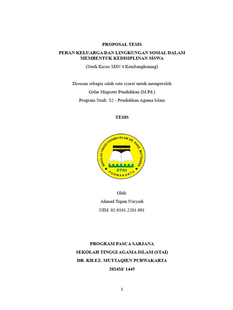 Peran Keluarga dalam Kedisiplinan Siswa | PDF