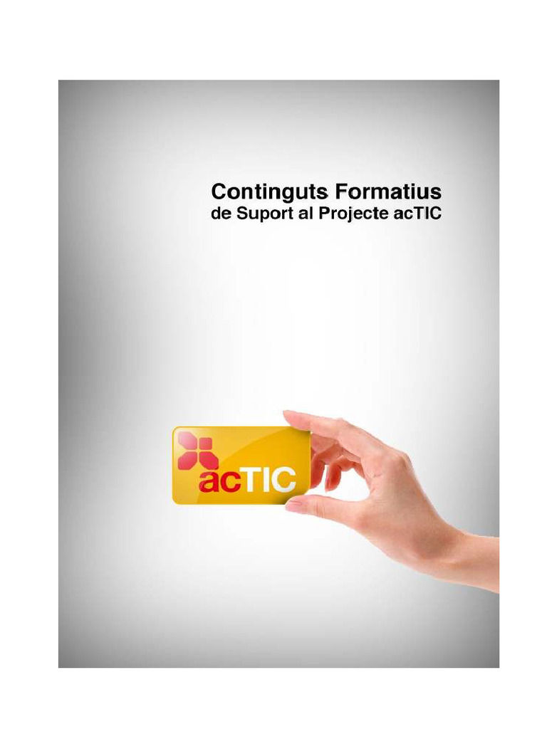 Actic Contingut Formatiu Nivell Inicial C4 Modul 1 | PDF